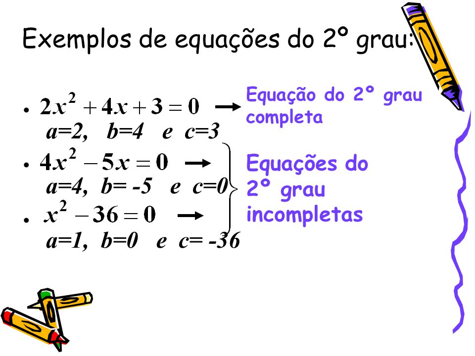 Complementando A Aula Equações Do Segundo Grau ~ Matemática é Legal