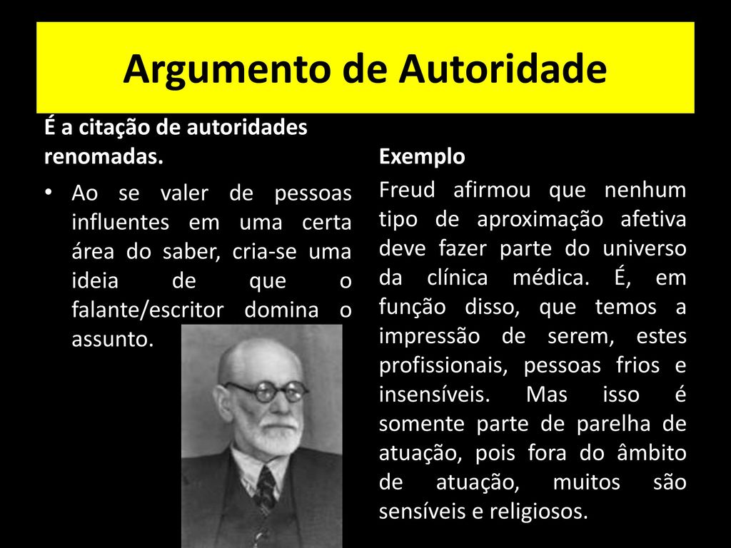 Exemplo De Argumento De Autoridade - FDPLEARN Exemplo De Argumento De Autoridade - FDPLEARN
