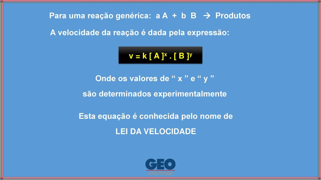 CinÉtica QuÍmica Iii Ppt Carregar
